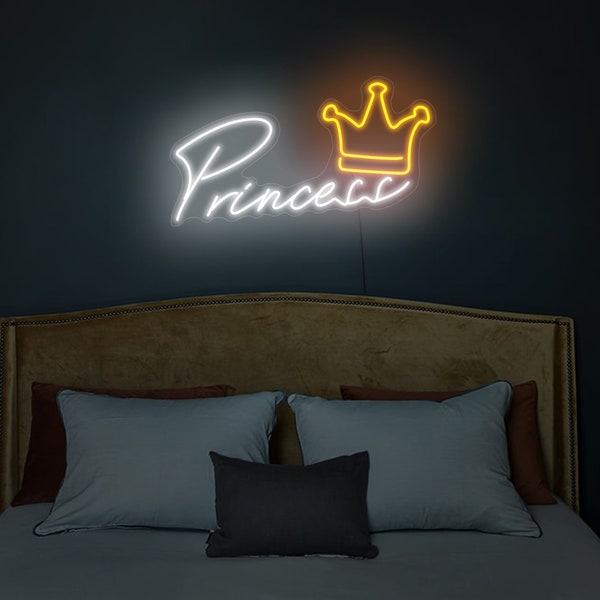 Neon Princess Sign - Etsy