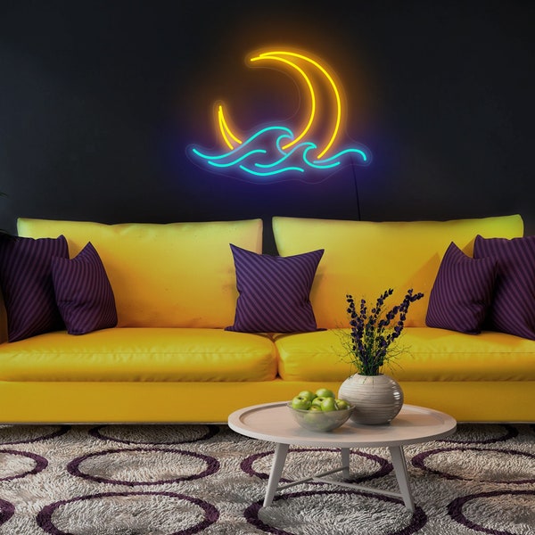 Wave Neon Sign - Etsy
