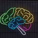 Brain Neon Sign, Brain Led Sign, Brain Light Sign, Multicolor Neon Sign ...