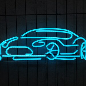 Car Neon Sign, Car Neon Light, Car Light up Sign, Car Led Wall Sign ...