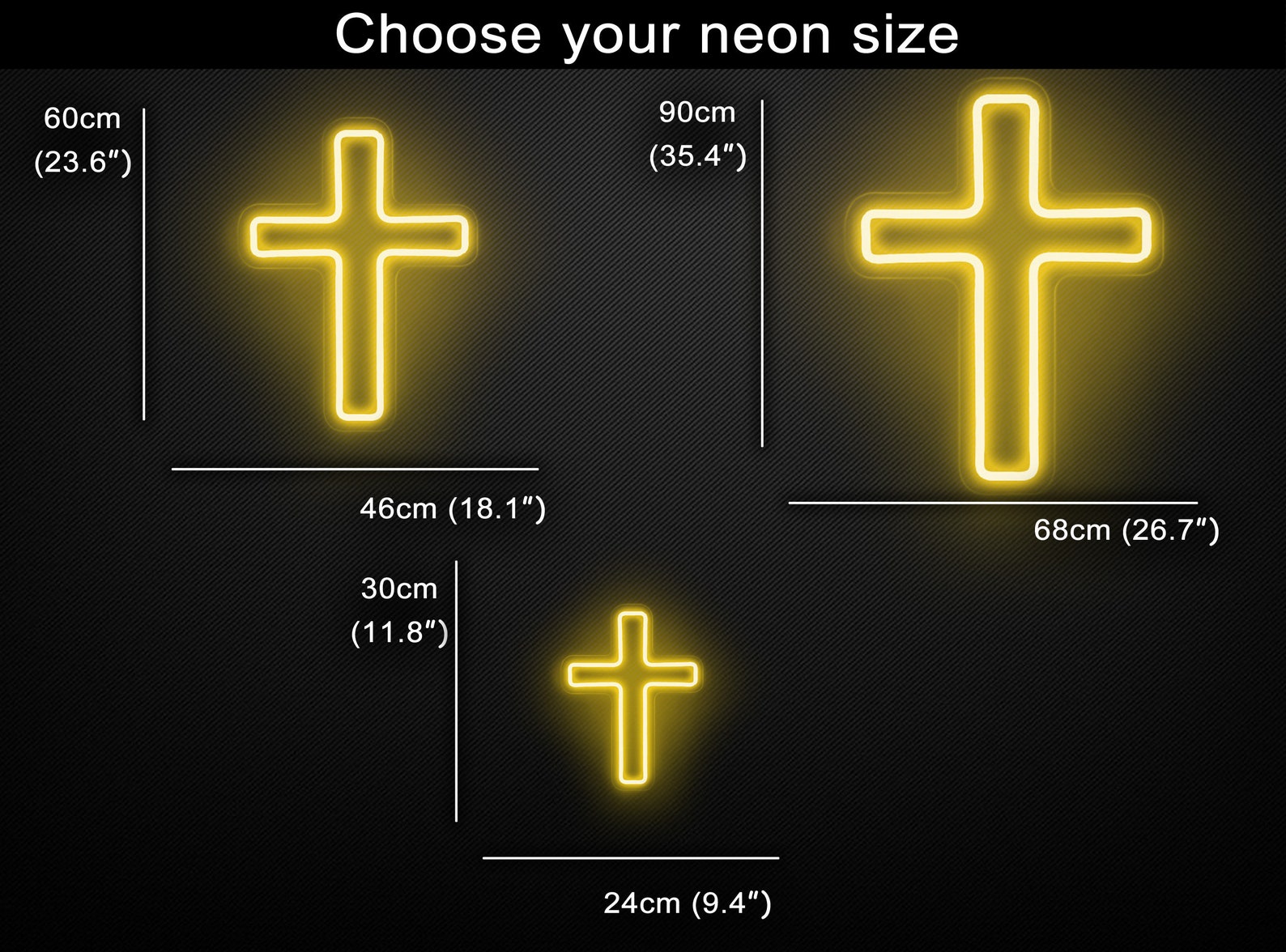 Cross Neon Signcross Neon Lightcross Led Lightchristian - Etsy