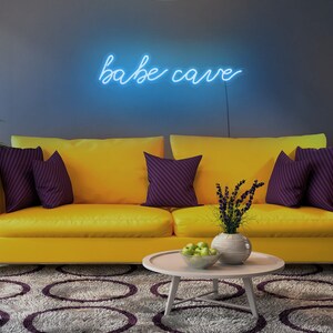 Babe Cave Neon Sign,babe Cave Led Sign,babe Cave Neon Light,babe Cave Wall Art,babe Cave Wall ...