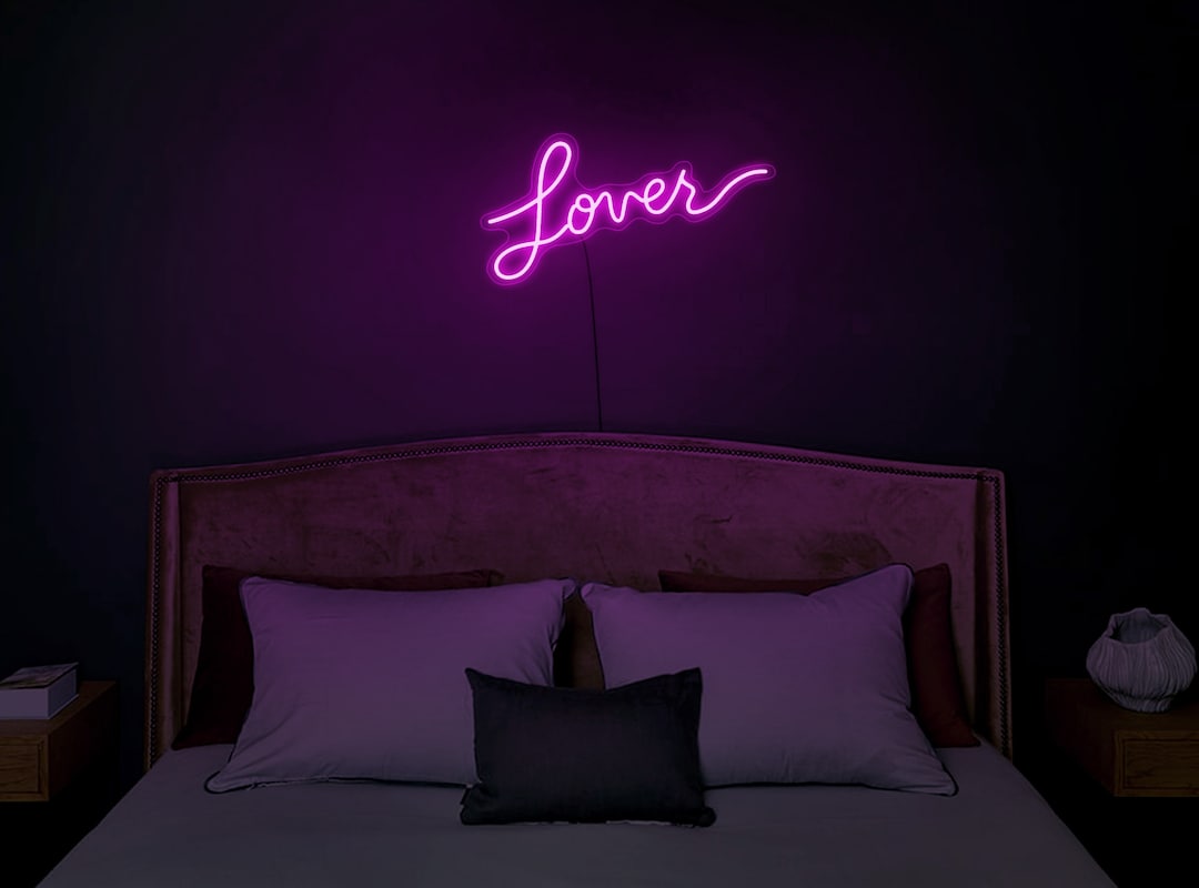 Lover Neon Sign,lover Neon Light,lover Led Sign,lover Wall Decor,lover ...