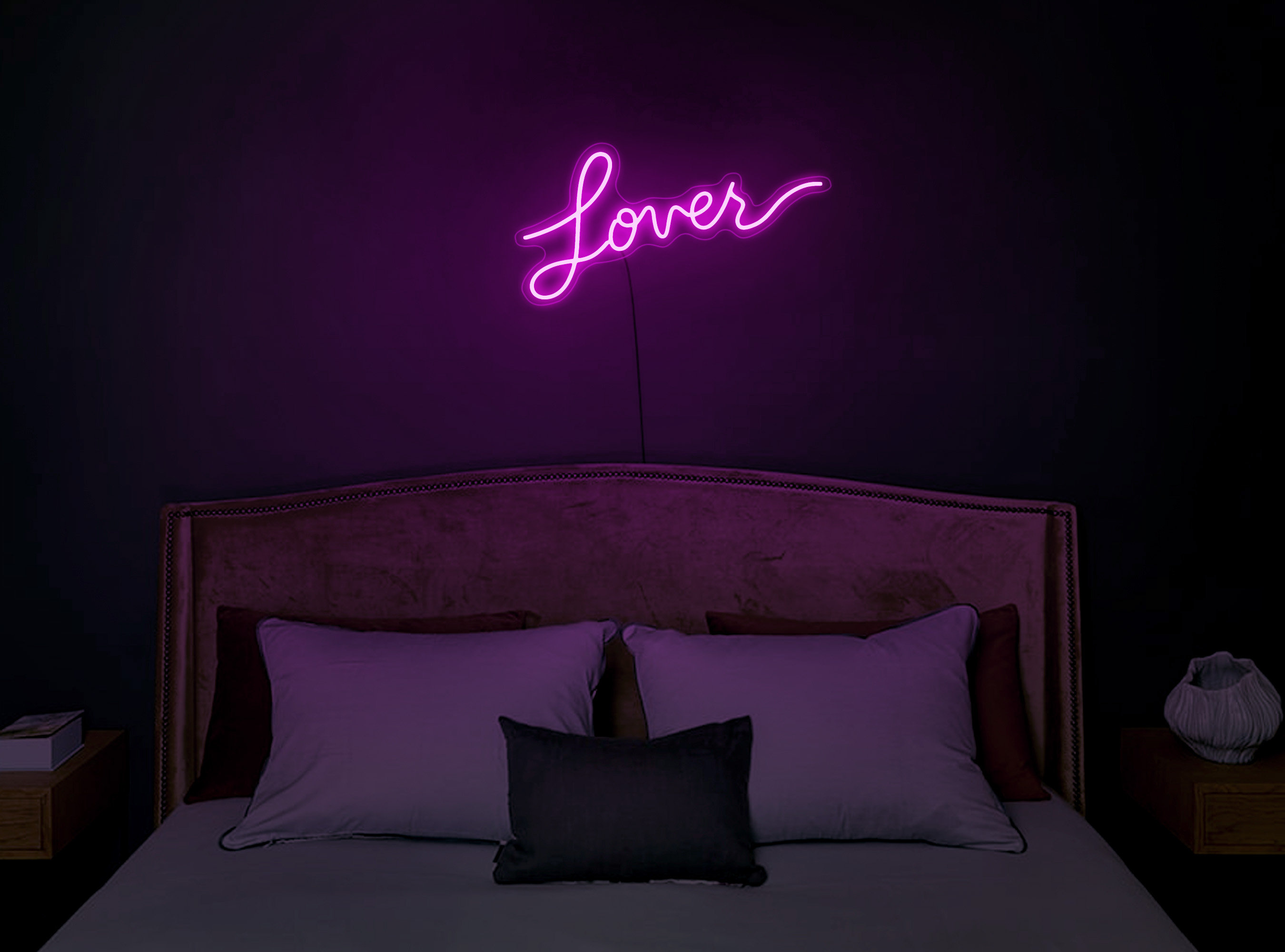 Lover Neon Signlover Neon Lightlover Led Signlover Wall | Etsy