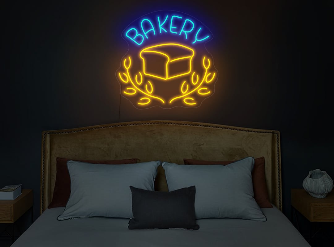 Bakery Neon Sign Bread Neon Sign Bakery Sign Bread Sign - Etsy