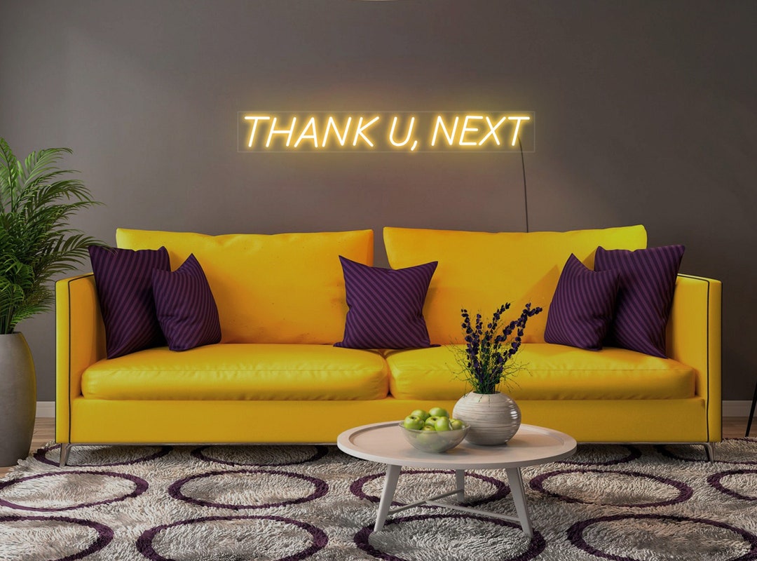 Thank You Next Neon Sign, Thank You Next Led Sign, Thank You Next Sign ...