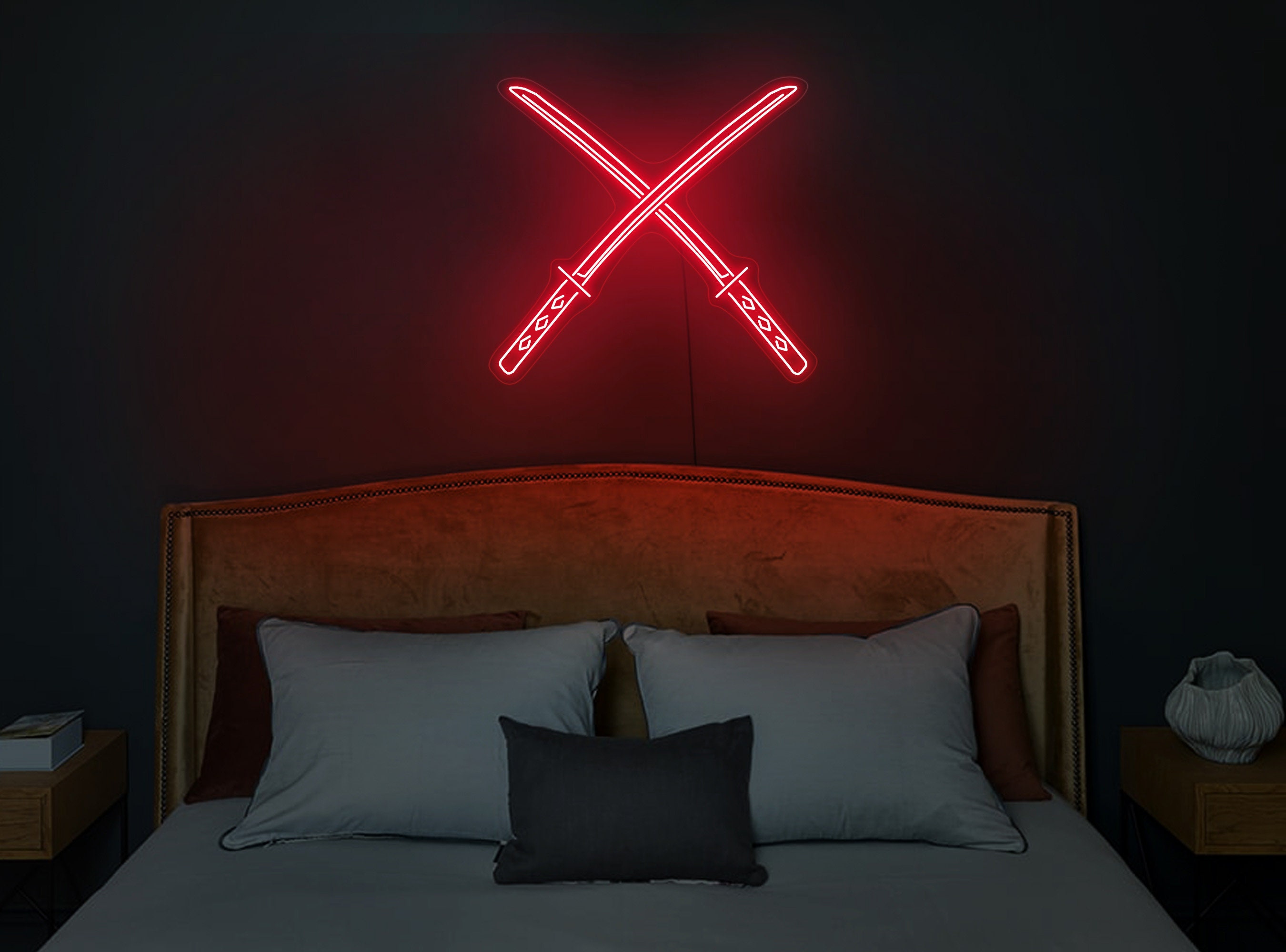 Katana Neon Signkatana Neon Lightkatana Led Signkatana Wall | Etsy