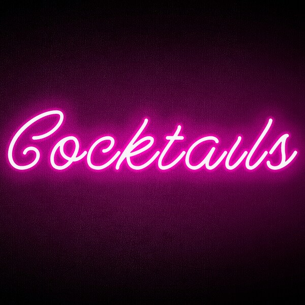 Pink Neon Sign - Etsy