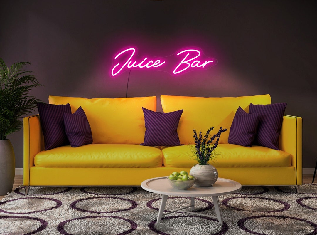 Juice Bar Led Sign, Juice Bar Neon Light, Juice Bar Sign, Bar Neon Sign ...