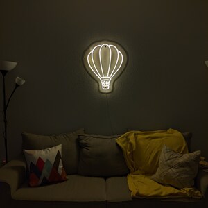 Hot Air Balloon Neon Sign,hot Air Balloon Sign,hot Air Balloon Light ...
