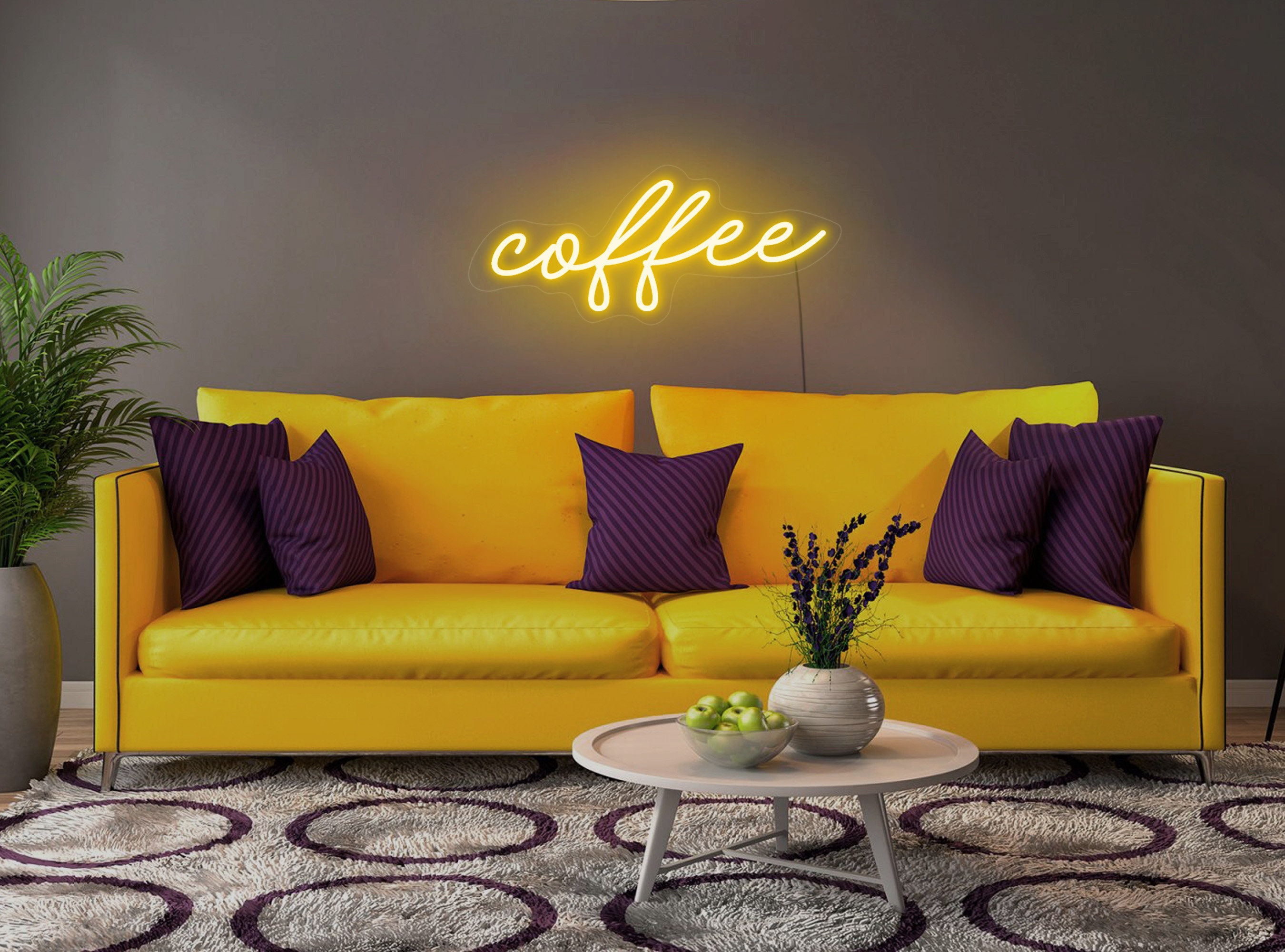 Coffee Neon Sign Coffee Neon Light Coffee Led Coffee Wall - Etsy