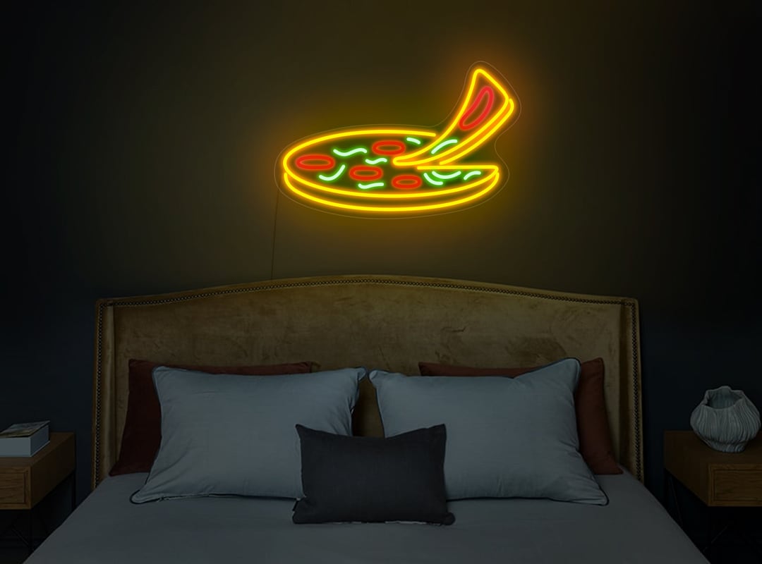 Pizza Neon Sign Pizza Sign Pizza Led Sign Pizzeria Neon - Etsy