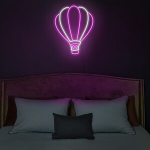 Hot Air Balloon Neon Sign,hot Air Balloon Sign,hot Air Balloon Light ...