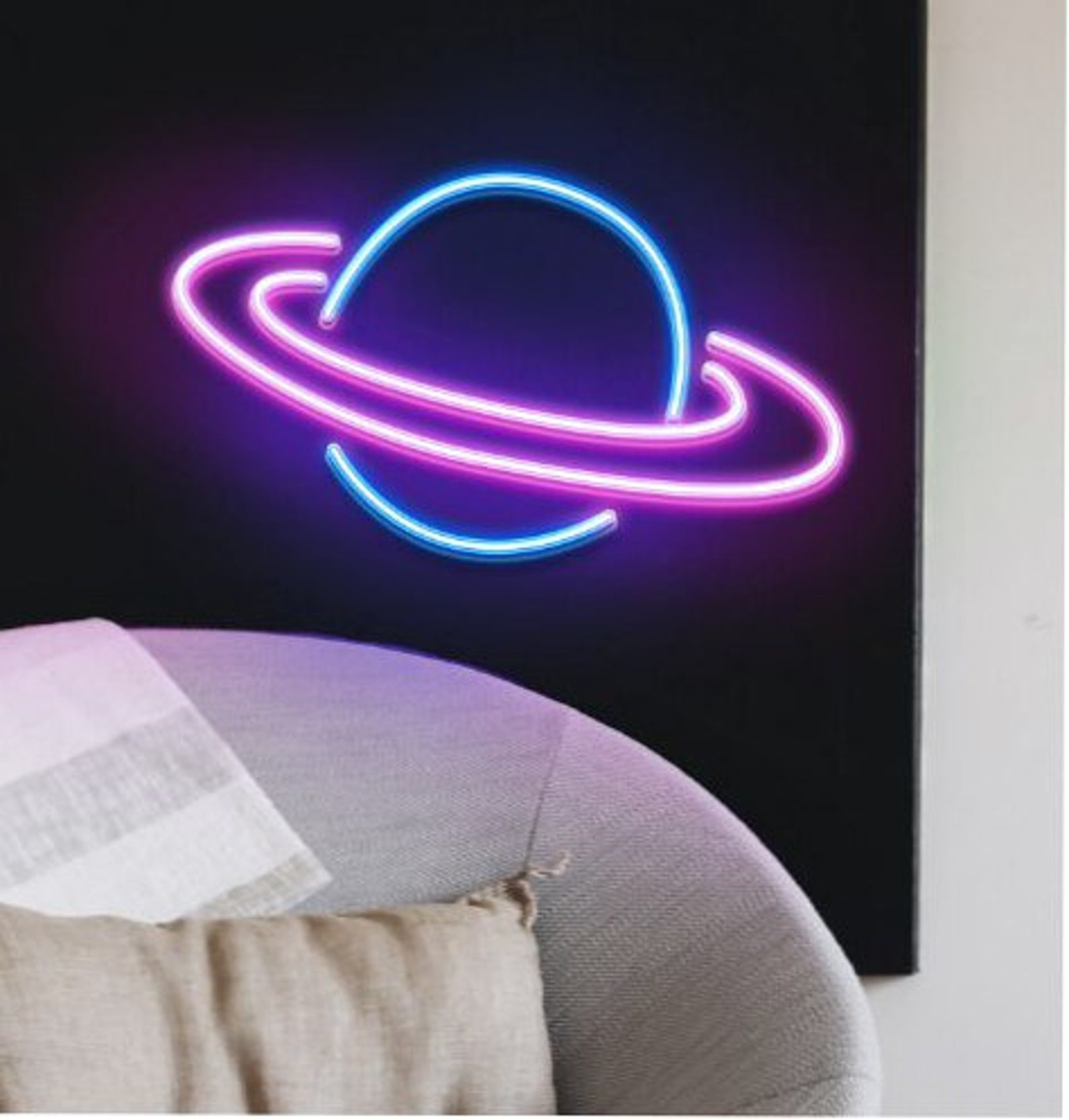 Planet Neon Signplanet Neon Lightled Neon Light Signneon - Etsy