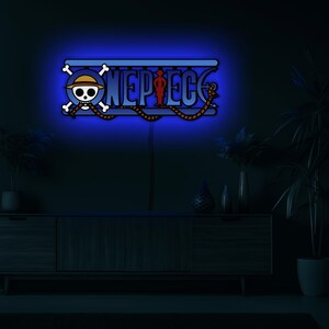 One Piece Anime Neon Sign, One Piece Neon Light, One Piece Led Sign ...