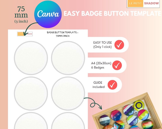 LGBTQ Flags Button Template, Easy Badge Button Template, Pride Flag ...