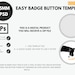 PSD Button Template, Easy Badge Button Template, Pinback Button ...