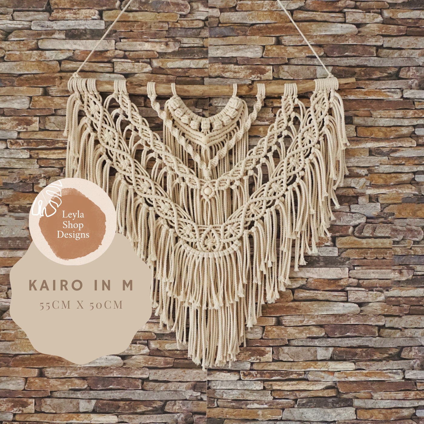 DIY Makramee Wandbehang Wanddeko kreativ Kit Videoanleitung - Etsy