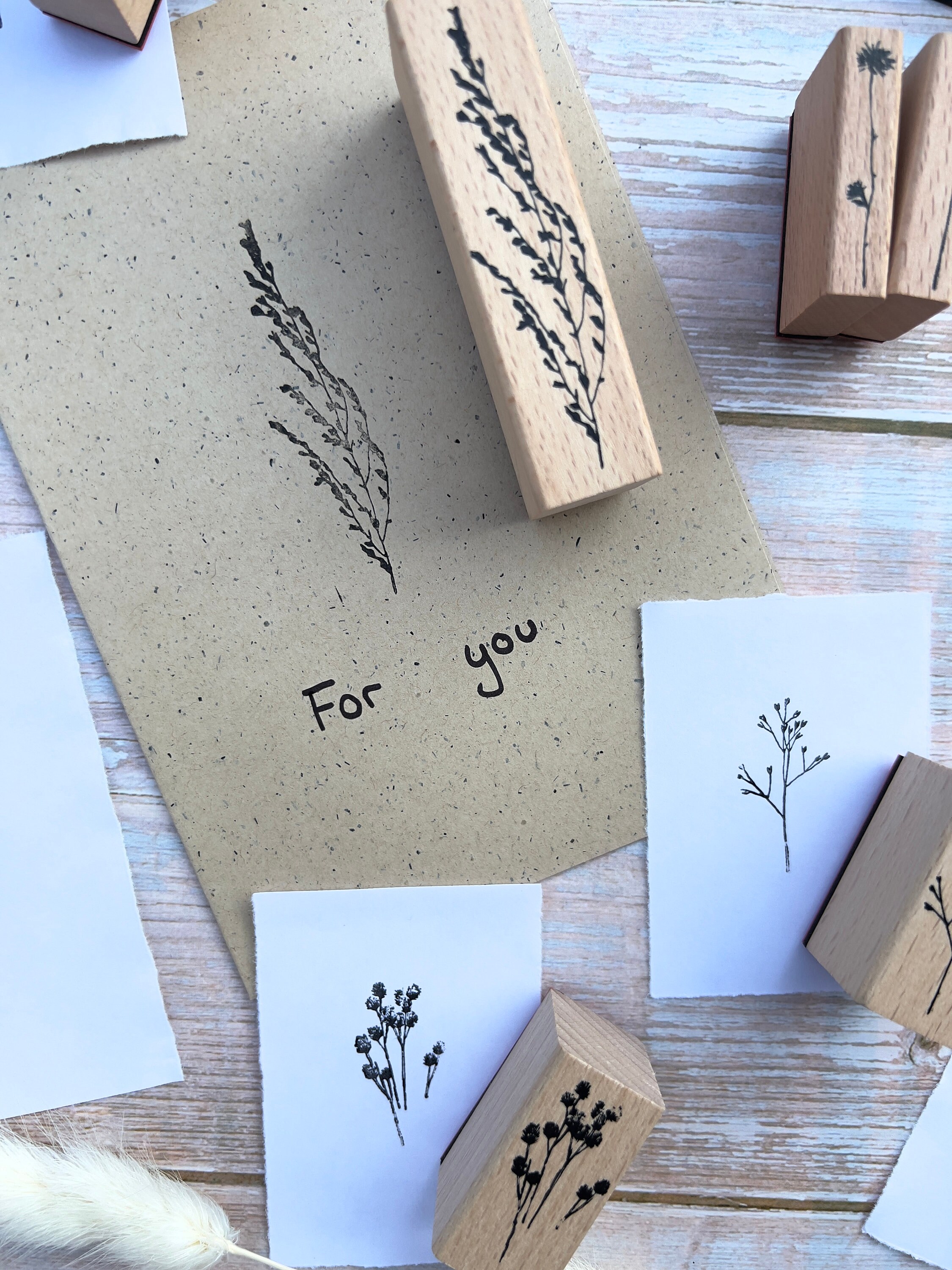 Stempelset Gräser 12 Stempel | Etsy