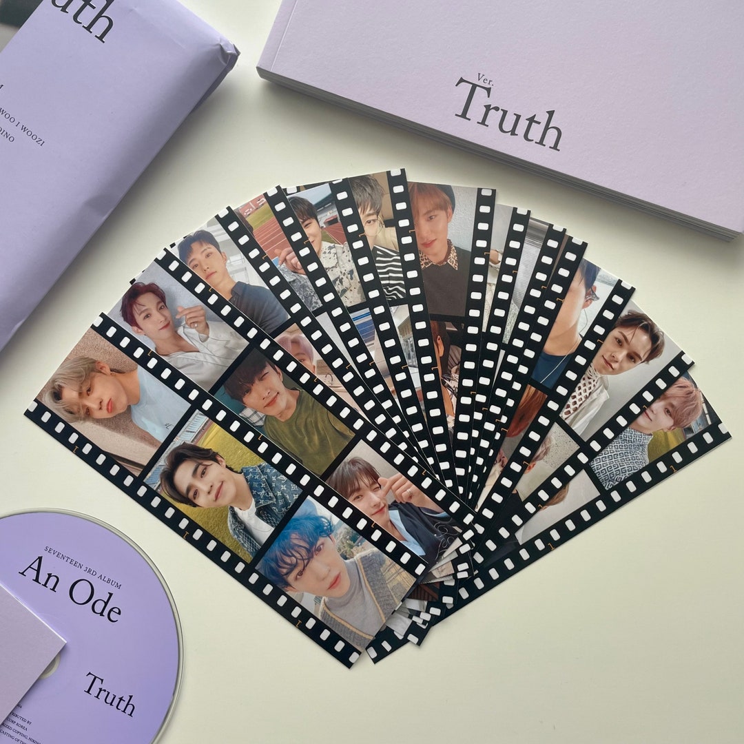 Seventeen Selfie Photostrips/bookmarks Kpop - Etsy