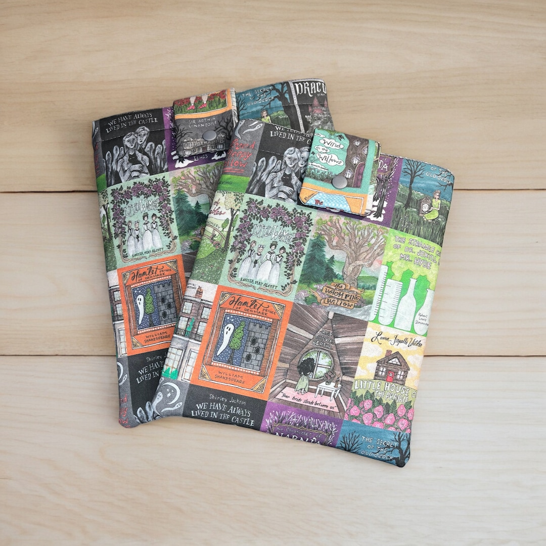 The Classics Book Covers Padded Book Sleeve, Book Jacket, Book ...