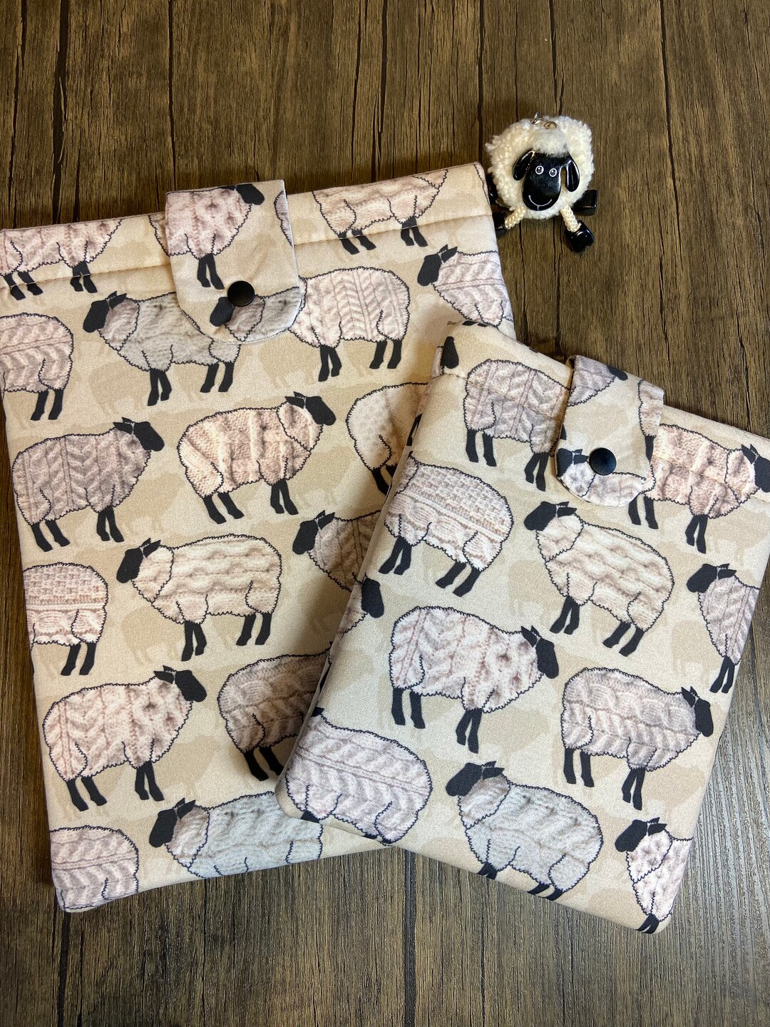 Sheep in Sweaters Book Sleeve, Book Gift, Book Jacket, Book Protector ...