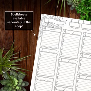 Dnd 5e Monk Character Sheet Interactive PDF and Printable Versions ...