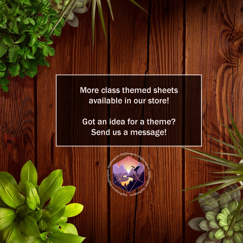 Dnd 5e Blood Hunter Character Sheet Interactive PDF and Printable ...