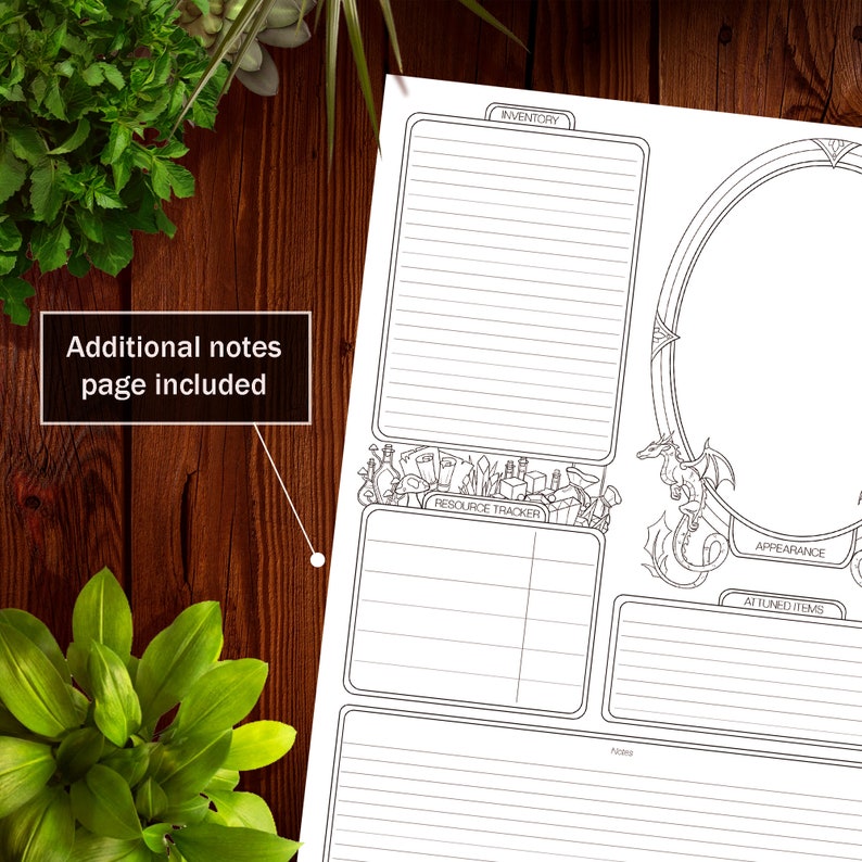 Dnd 5e Bard Character Sheet Interactive PDF and Printable Versions - Etsy