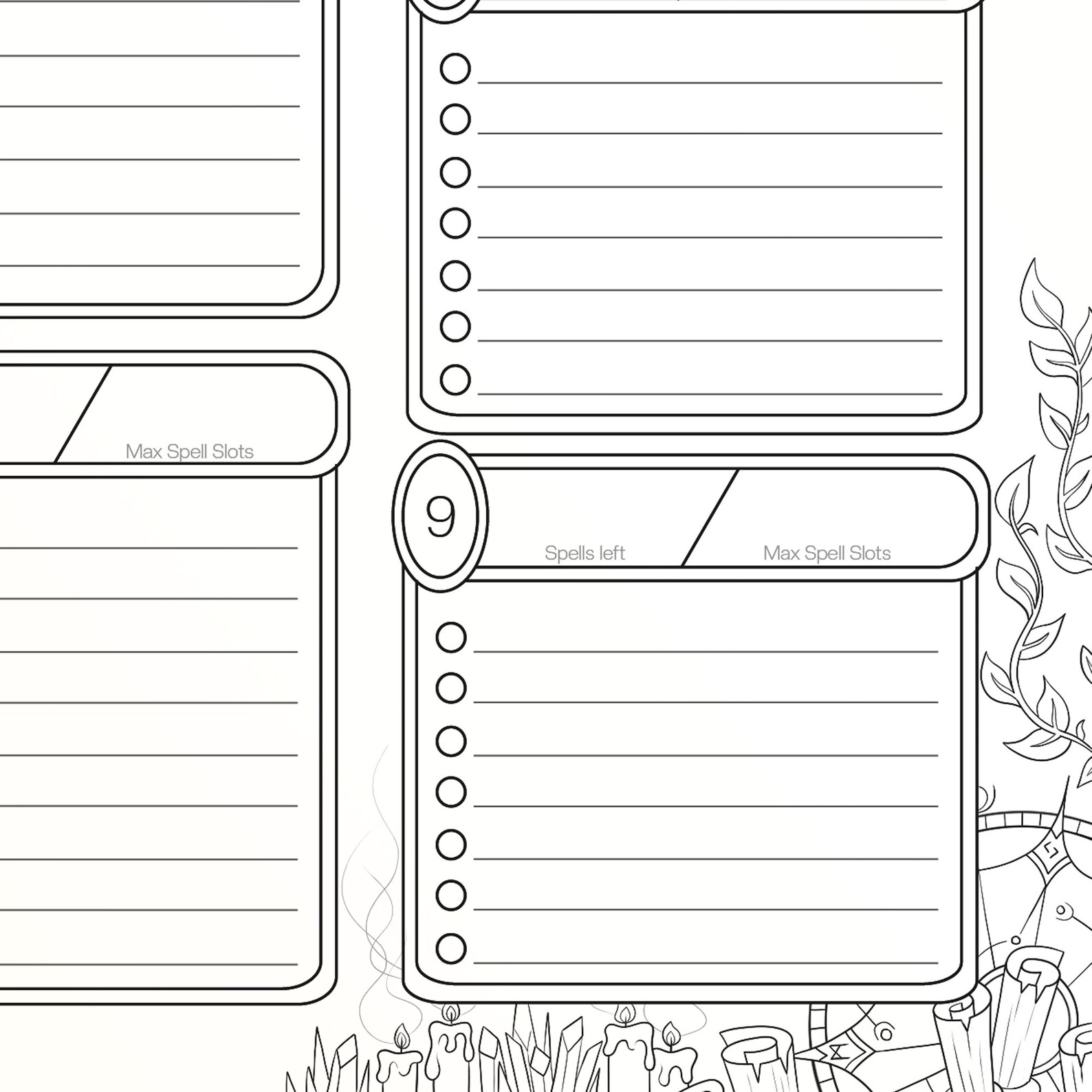 Dnd 5e Spell Sheet – Interactive PDF and Printable Versions - Etsy