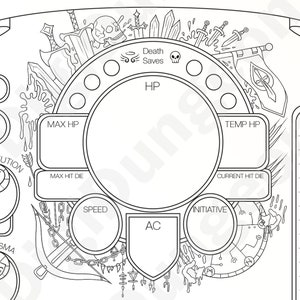 Dnd 5e Blood Hunter Character Sheet Interactive PDF and Printable ...