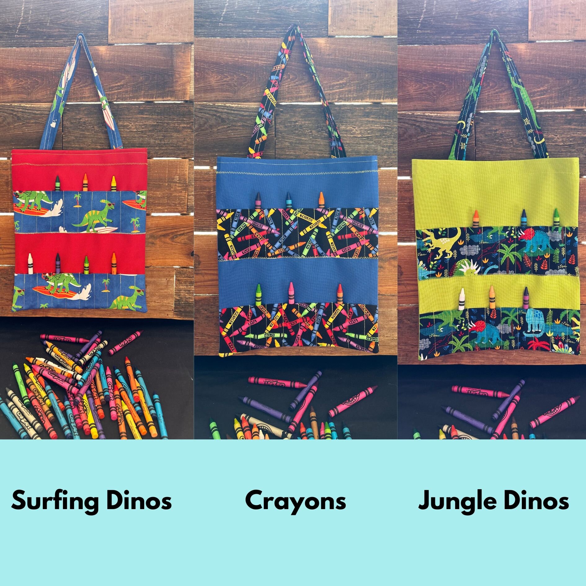 Coloring Book Bag Activity Bag Crayon Book Bag Holds 20 Crayons Kids ...