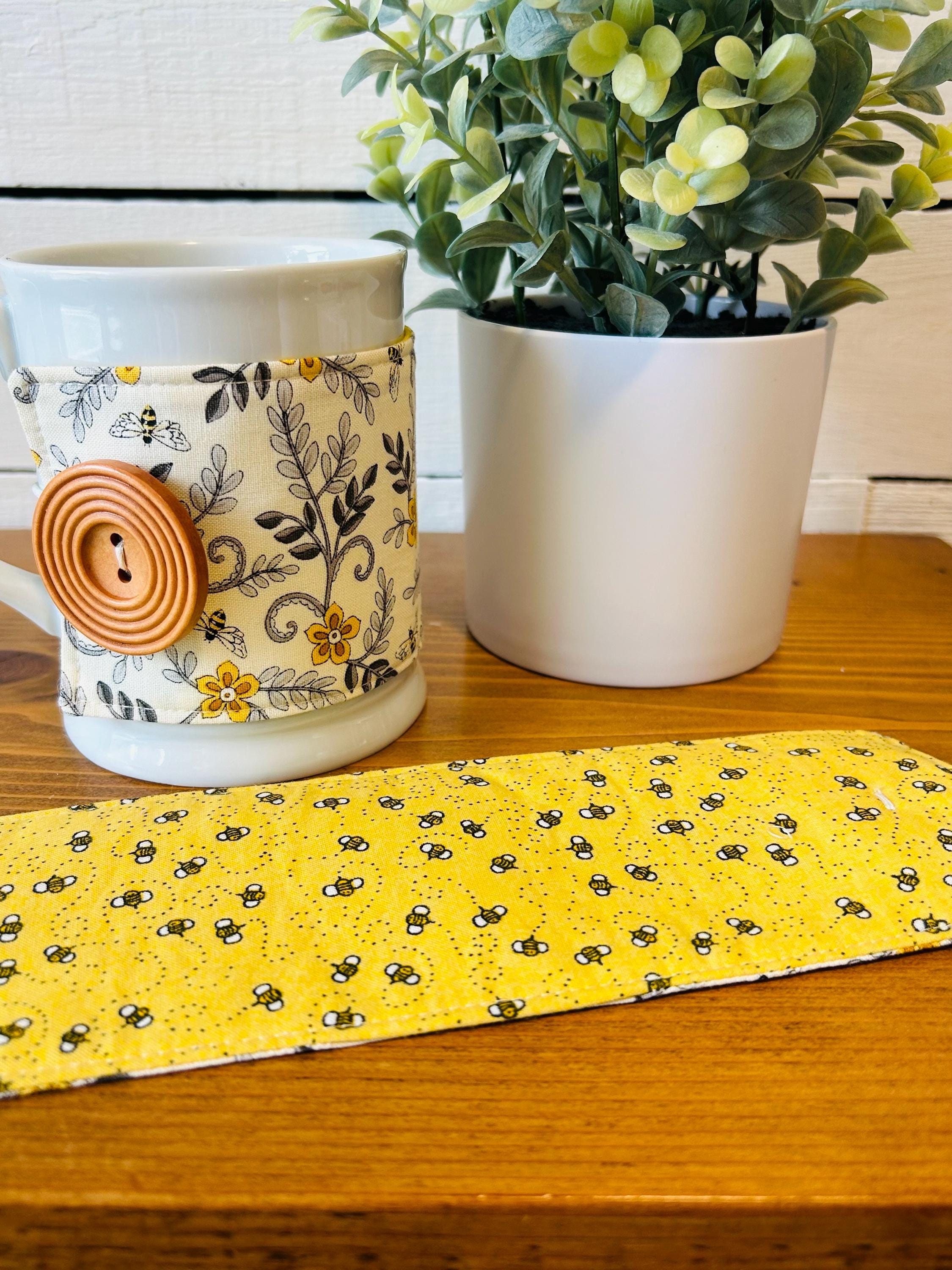Reusable Coffee Sleeve: Fabric Iced Coffee Cozy - Etsy
