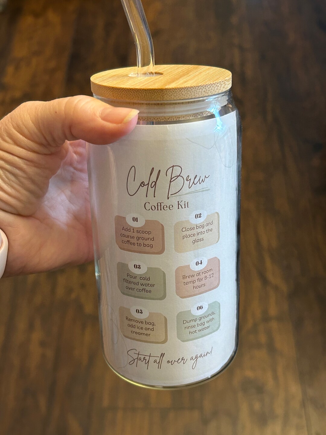 Cold Brew Kit Cold Brew Bag Iced Coffee Glass Beer Glass Coffee Brewing ...