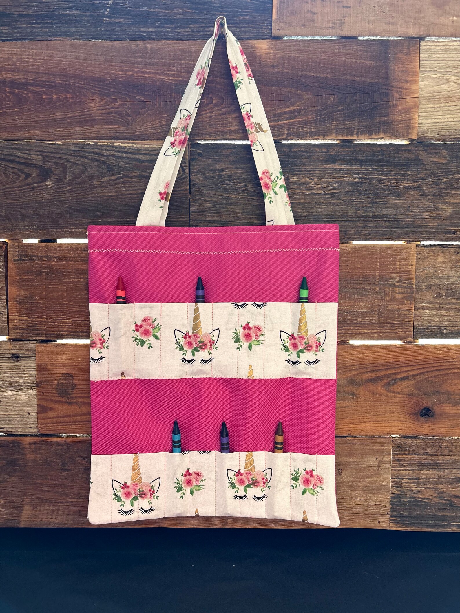 Coloring Book Bag Activity Bag Crayon Book Bag Holds 20 Crayons Kids ...