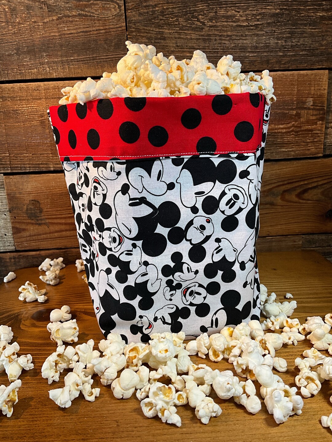 Microwave Popcorn Bag Reusable Popcorn Bag Fabric Popcorn Bag Earth ...
