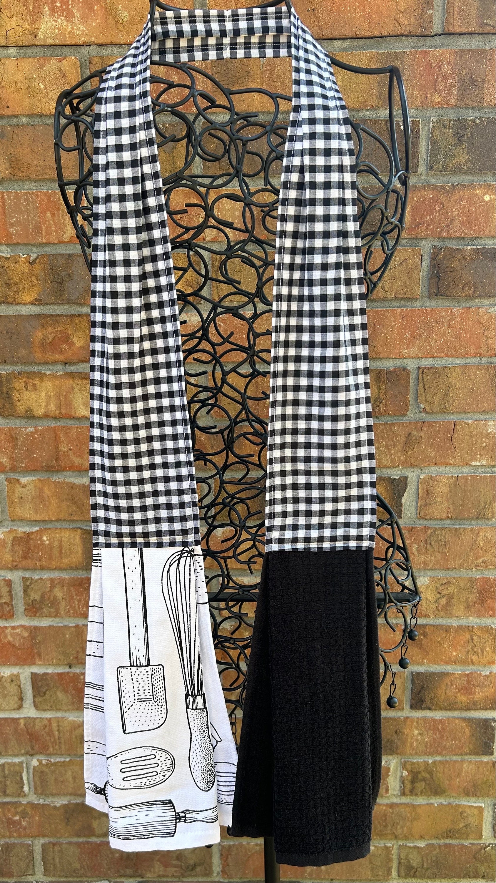 Kitchen Boa Kitchen Towel Scarf Home Cooks Scarf Chefs Home Baker Towel ...