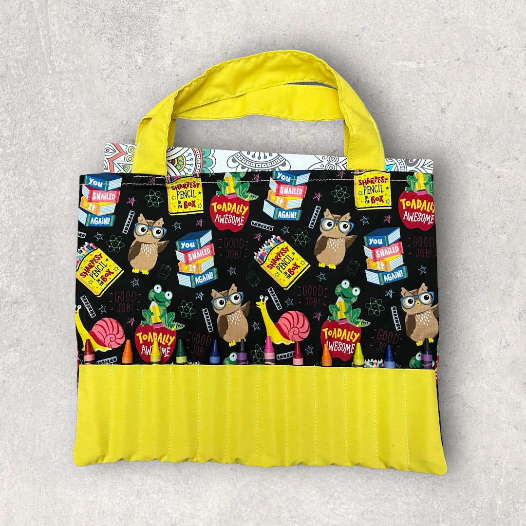 Coloring Book Tote Bag - Etsy