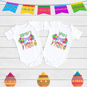 My First Holi, Happy Holi Shirt, Watercolor Effect, Holi Hai, Hindu ...