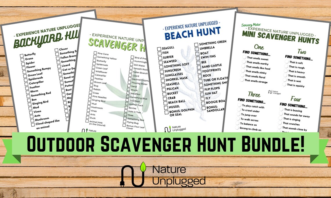 Scavenger Hunt Bundle 4 Scavenger Hunts - Etsy