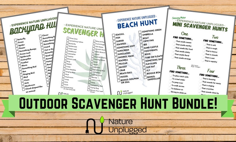 Scavenger Hunt Bundle 4 Scavenger Hunts - Etsy