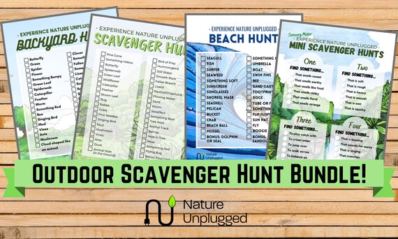 Scavenger Hunt Bundle 4 Scavenger Hunts - Etsy