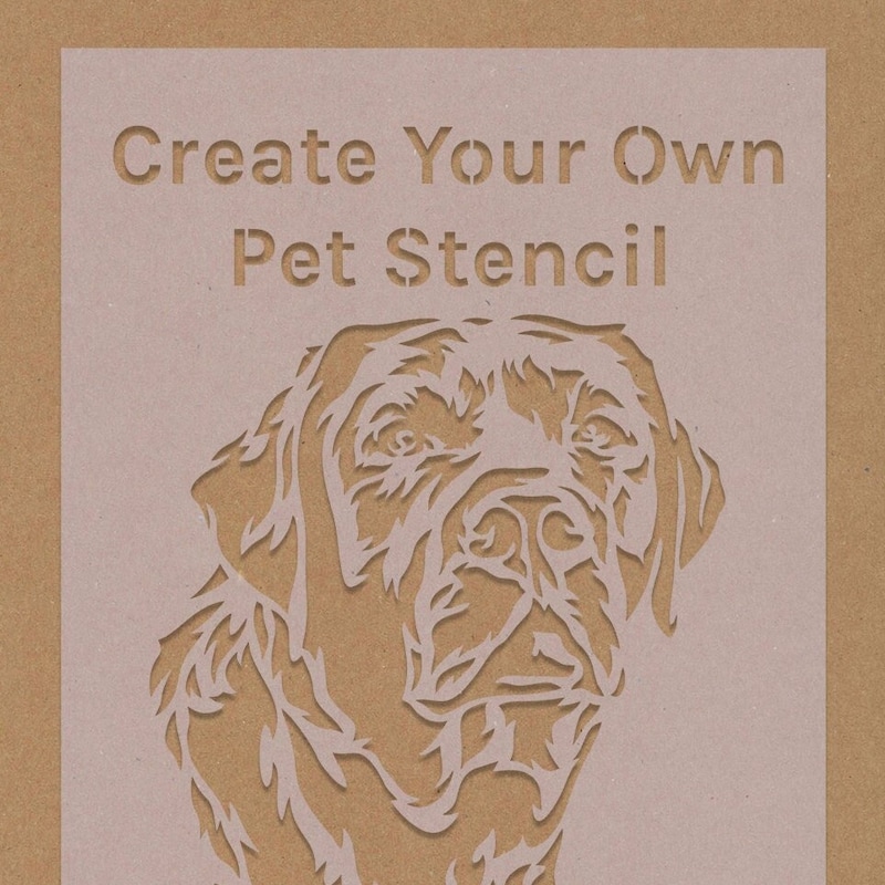 Dog Stencil - Etsy