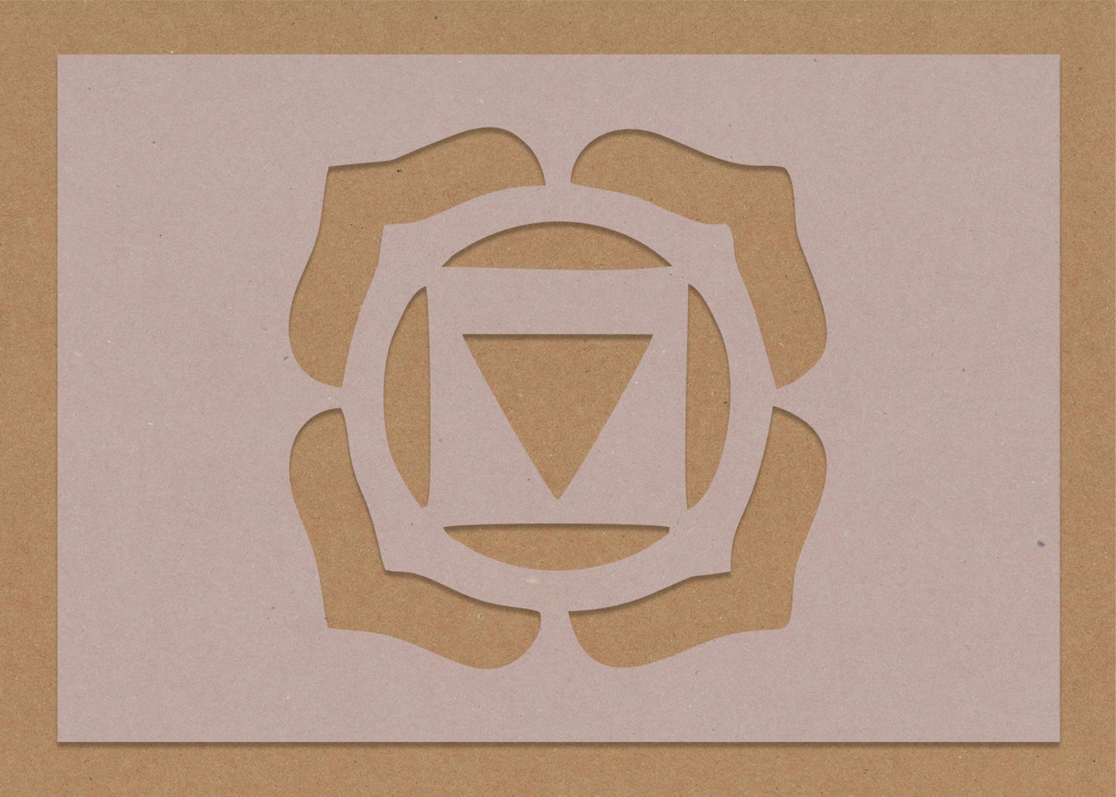 Chakra Symbols Individual Stencils A6 A3 | Etsy UK