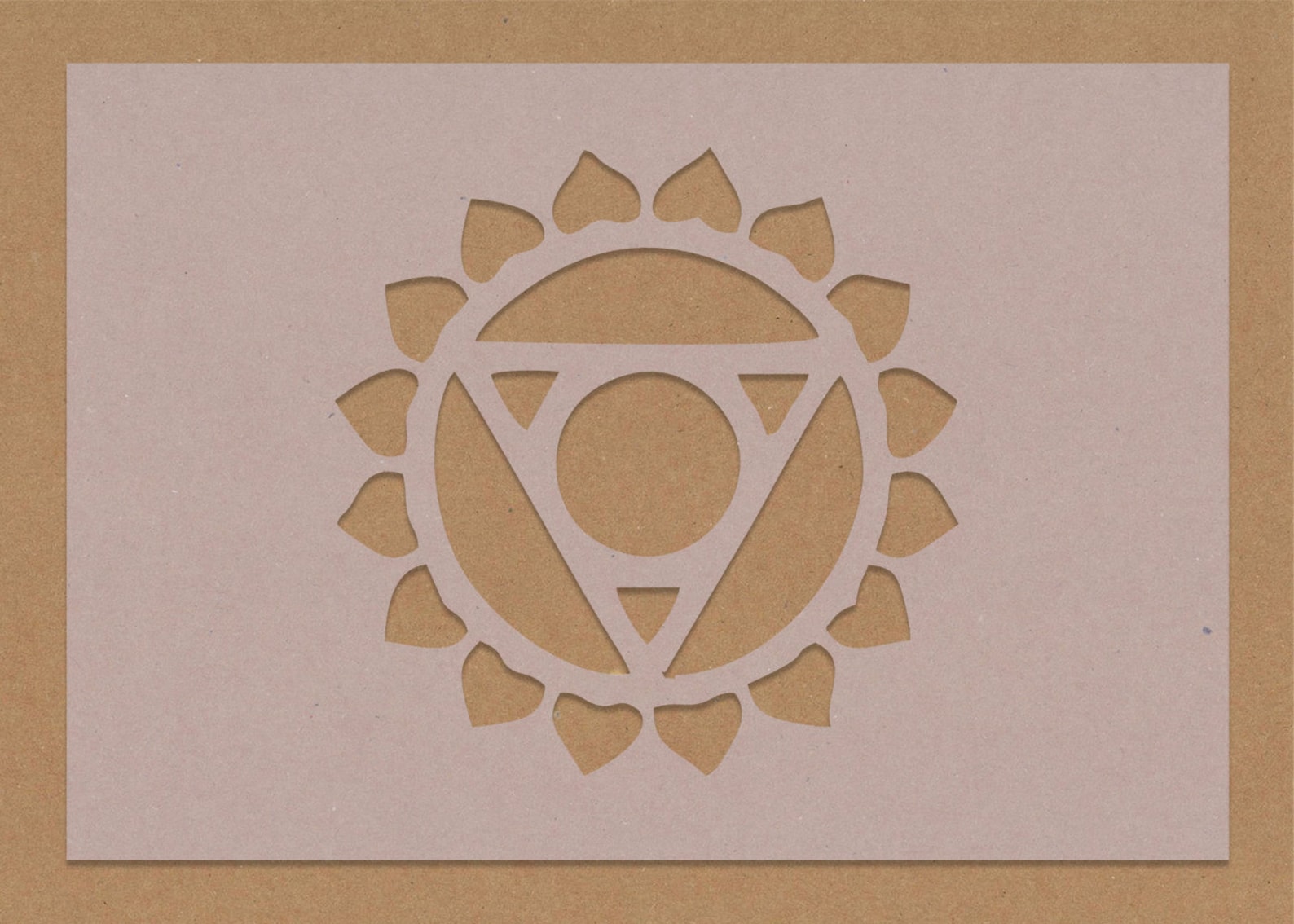 Chakra Symbols Individual Stencils A6 A3 | Etsy UK