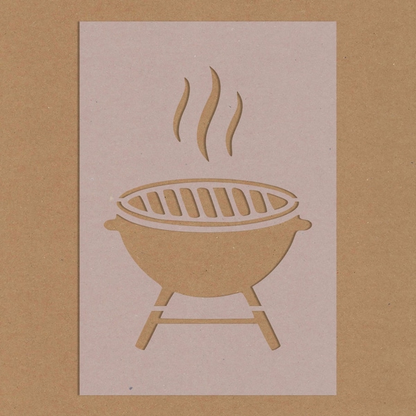 Bbq Stencil - Etsy