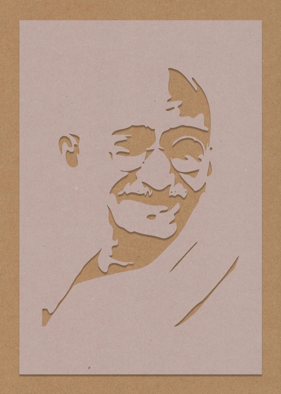 Gandhi Stencil