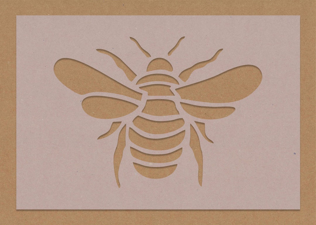 Bee Insect Stencil Animal Print Mixed Sizes Craft Decorating - Etsy Bee Insect Stencil Animal Print Mixed Sizes Craft Decorating - Etsy