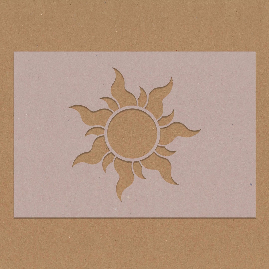 Sun Stencil - Etsy