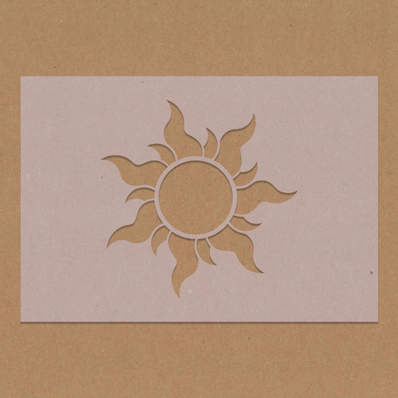 Sun Stencil - Etsy